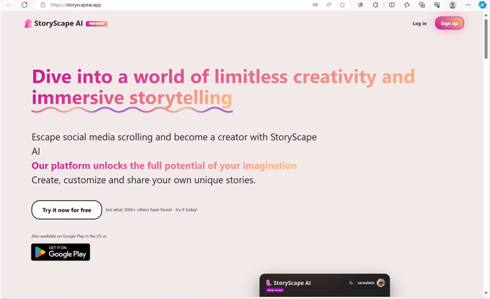 StoryScape AI - Aitoolz.ru