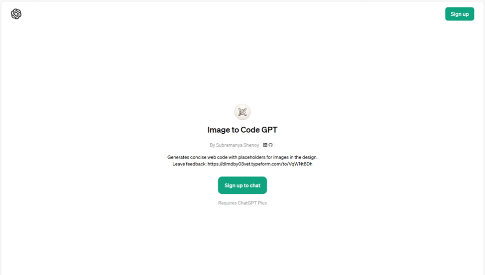 Image to Code GPT - Aitoolz.ru