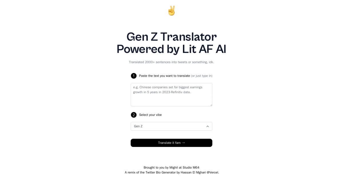 Gen Z Translator - Aitoolz.ru