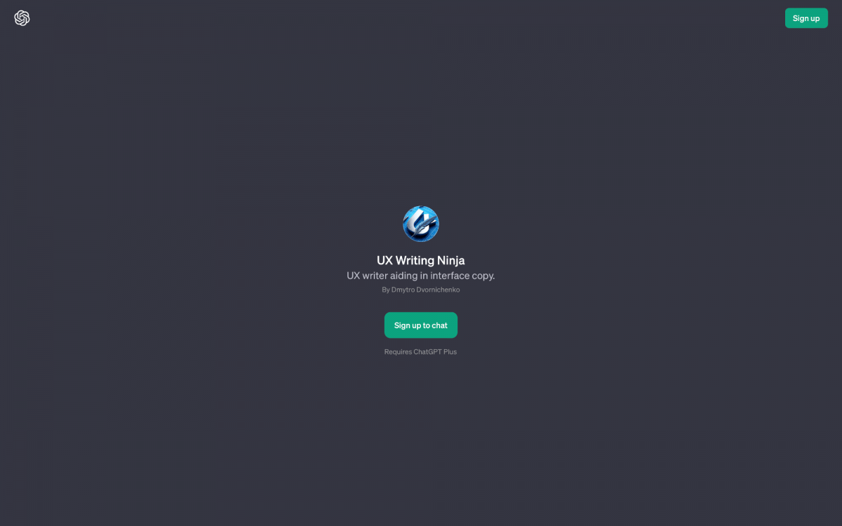 UX Writing Ninja - Aitoolz.ru