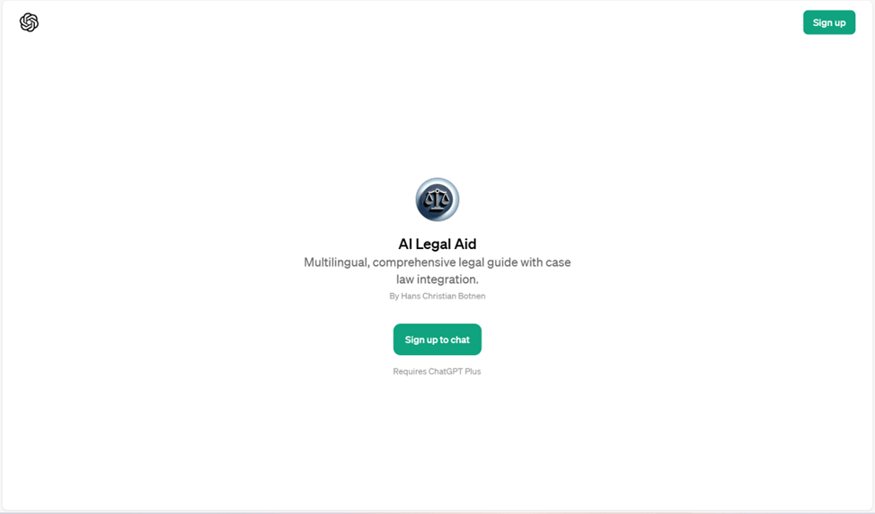 AI Legal Aid - Aitoolz.ru