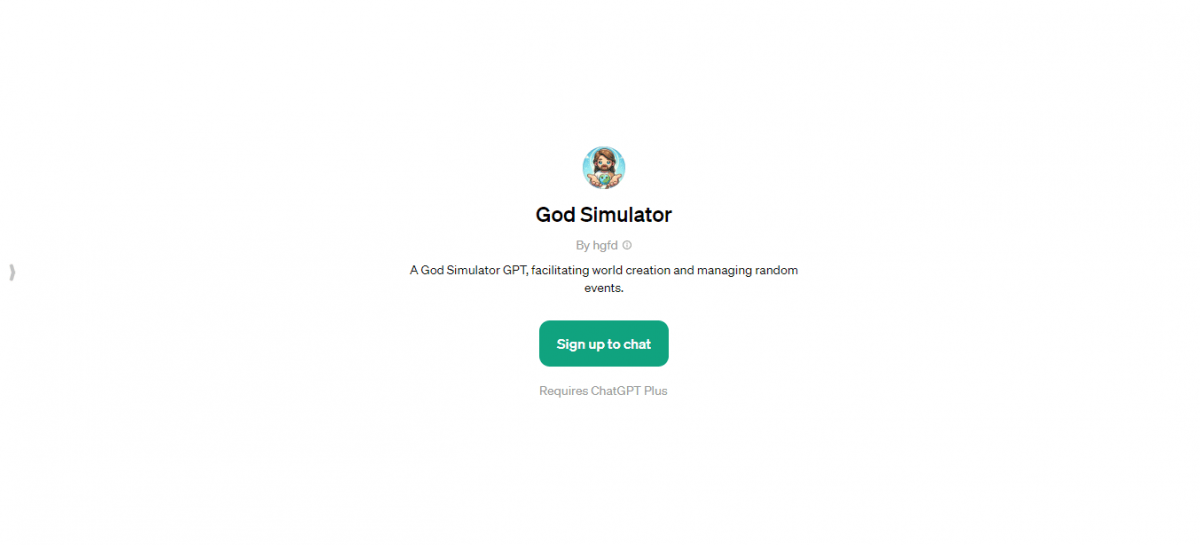 God Simulator - Aitoolz.ru